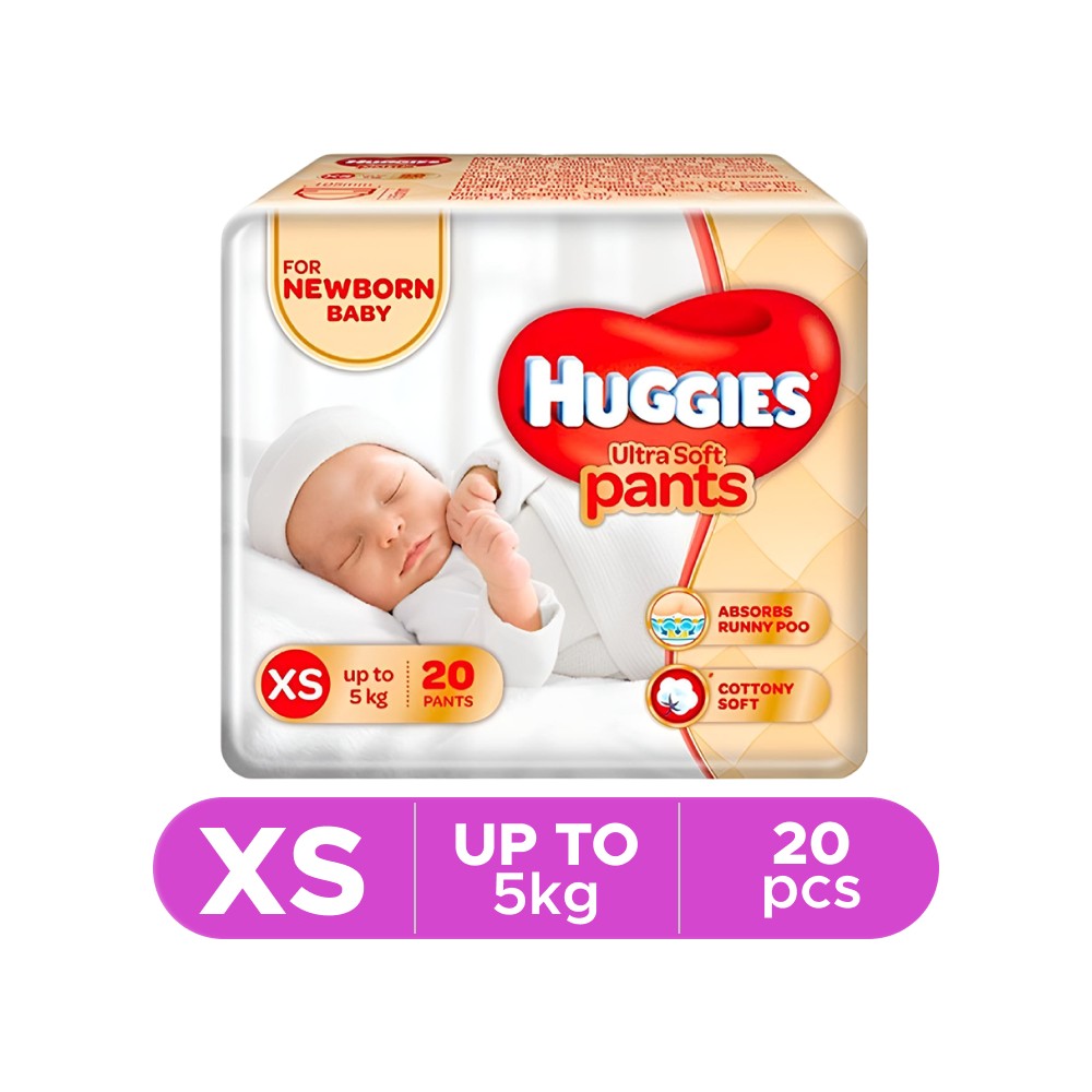 Huggies Ultra Soft Diaper (Pants, XS) Price - Buy Online at Best Price ...