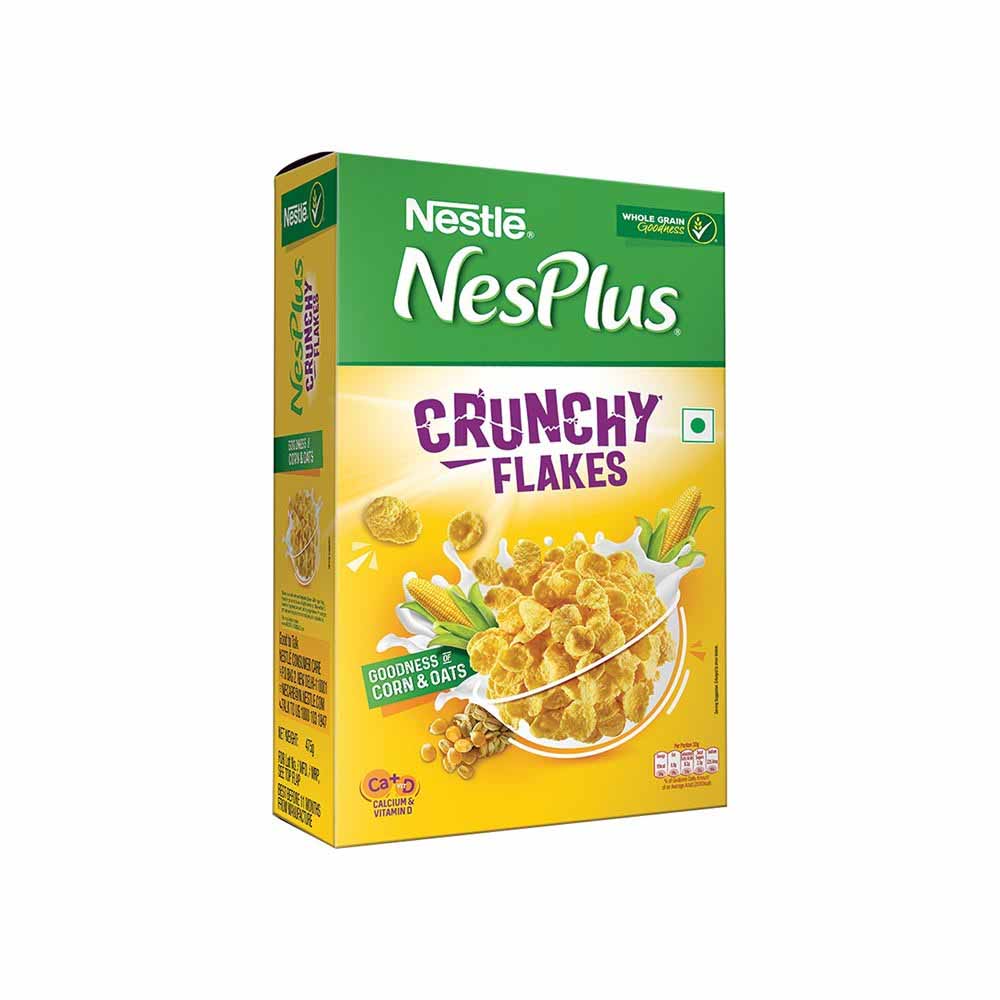 Nestle NesPlus Crunchy Flakes Corn & Oats Cereal - Free Corn & Oats ...