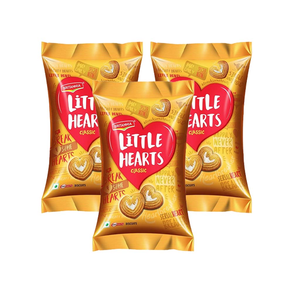 Britannia Little Hearts Biscuit - Pack of 3 Price - Buy Online at Best ...