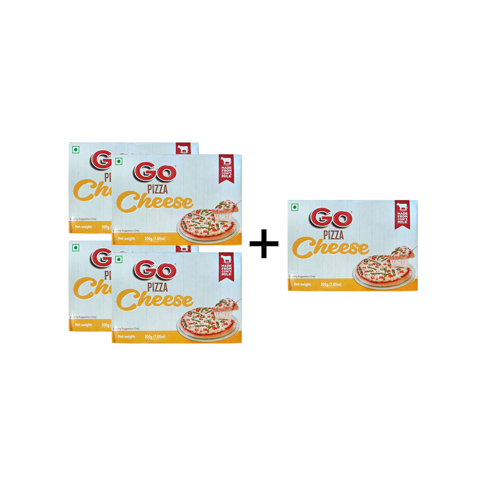 Go Pizza Cheese Block - Buy 4 Get 1 Free Price - Buy Online at Best ...