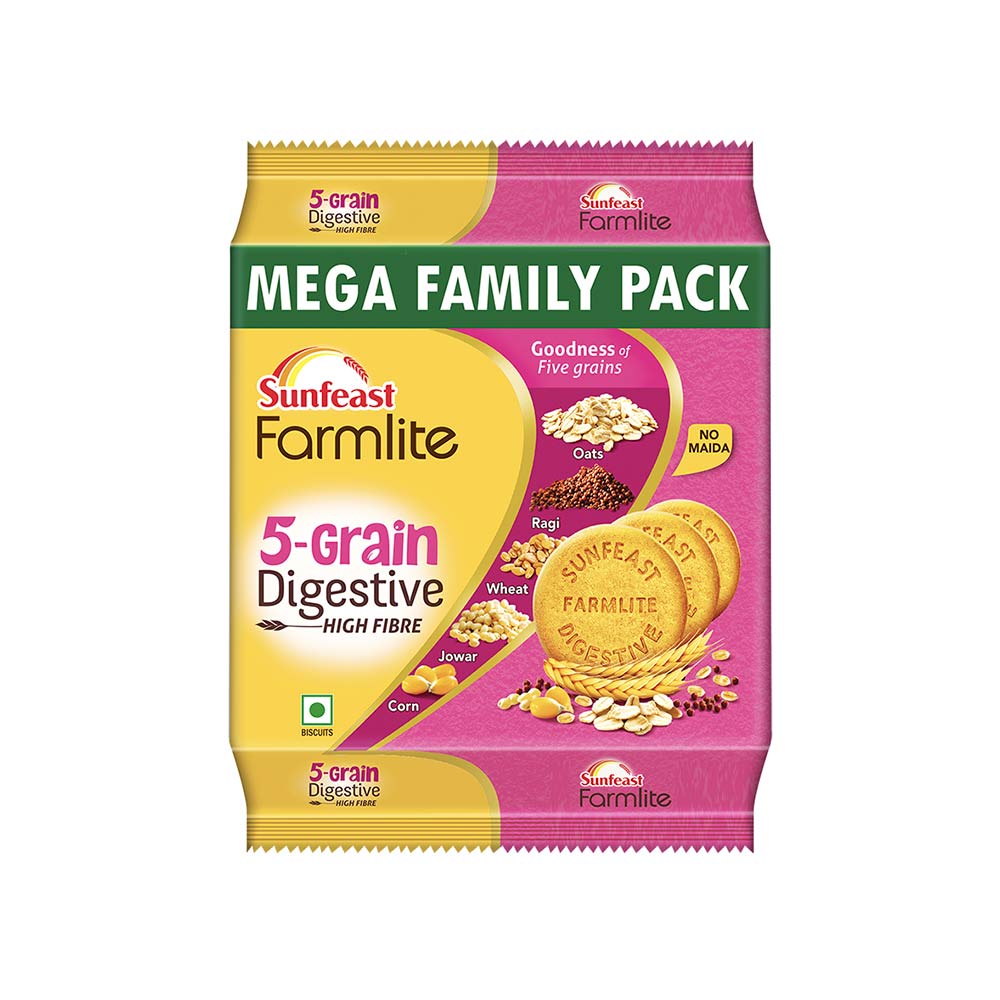 Sunfeast Farmlite 5 Grain Digestive Biscuit - Pack of 2 Price - Buy ...