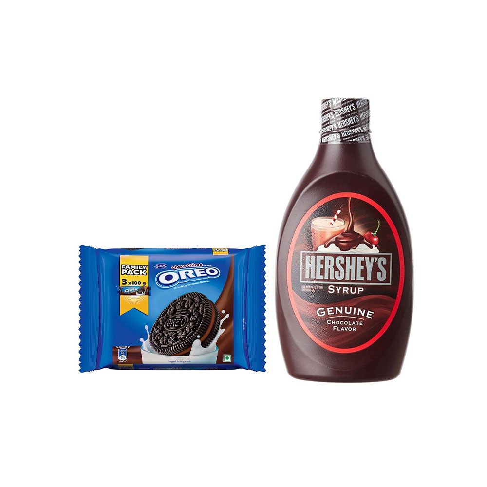 Cadbury Oreo Chocolate Flavour Crème Sandwich Cream Biscuits Family ...