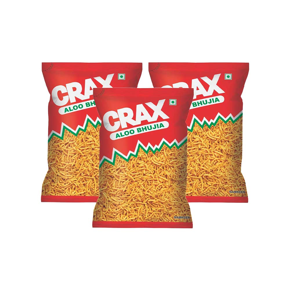 Crax Aloo Bhujia - Pack of 3 Price - Buy Online at Best Price in India