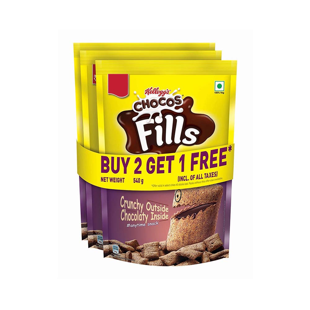 Kellogg's Chocos Fills Cereal - Buy 2 Get 1 Free Price - Buy Online at ...