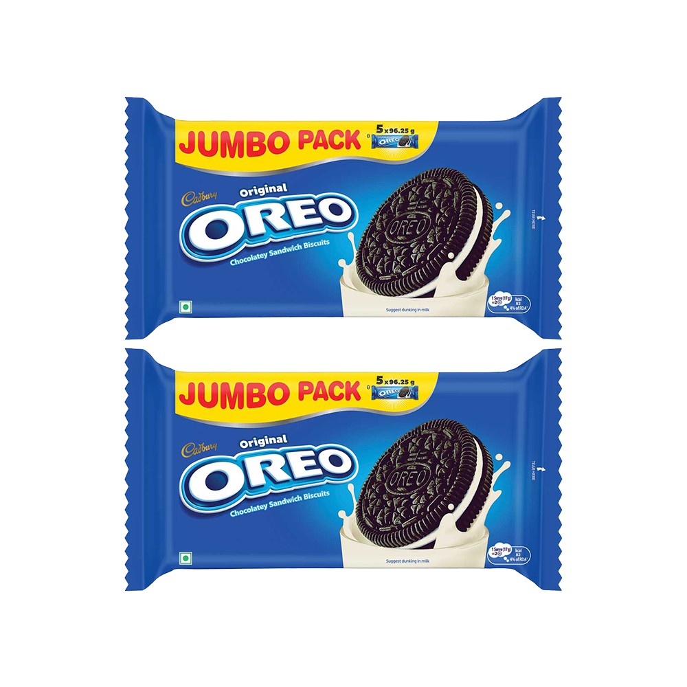 Oreo Original Vanilla Sandwich Cream Biscuits - Pack of 2 Price - Buy ...