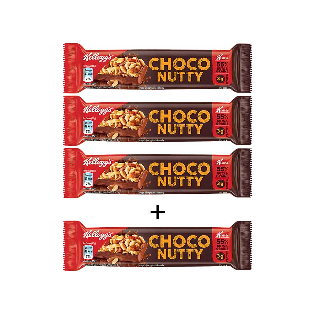 Kellogg's K Choco Nutty Nutrition Bar - Buy 3 Get 1 Free Price - Buy ...