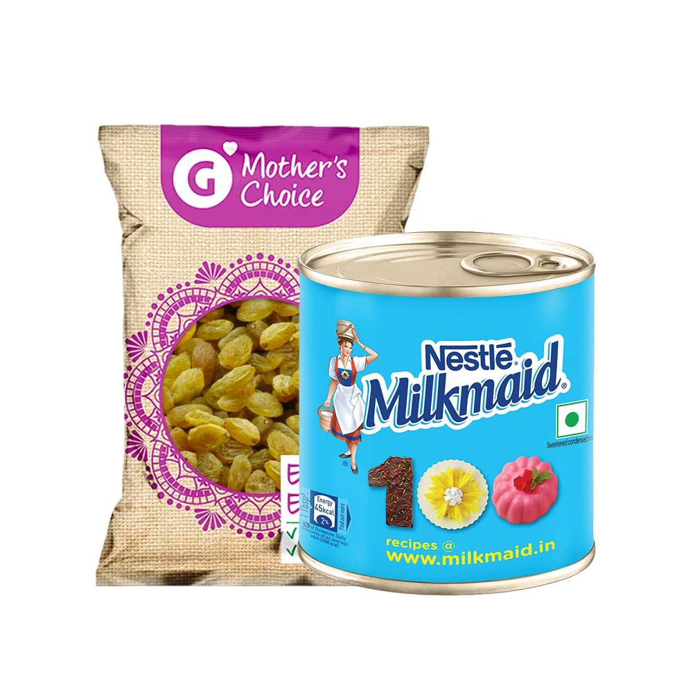 Nestle Milkmaid Sweetened Condensed Milk + GMC Raisins Combo Price ...