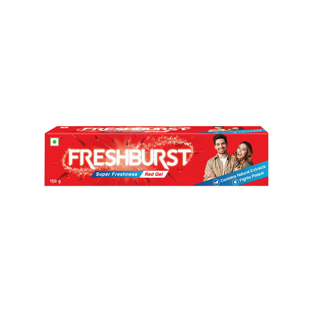 FreshBurst Red Gel Toothpaste - Pack of 3 Price - Buy Online at Best ...
