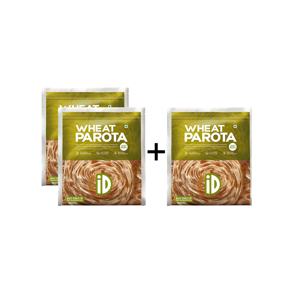 iD Wheat Lachha Paratha - Buy 2 Get 1 Free Price - Buy Online at Best ...