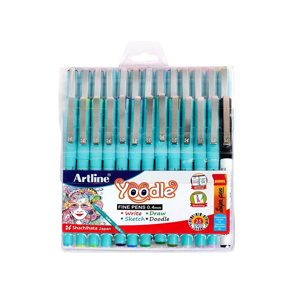 Artline Yoodle Fine Color Pen (Multicolour) Price - Buy Online at Best ...