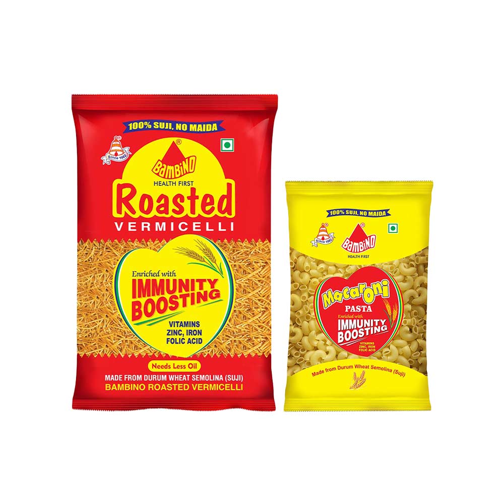 Bambino Roasted Vermicelli + Macaroni Durum Wheat Elbow Pasta (425 g ...
