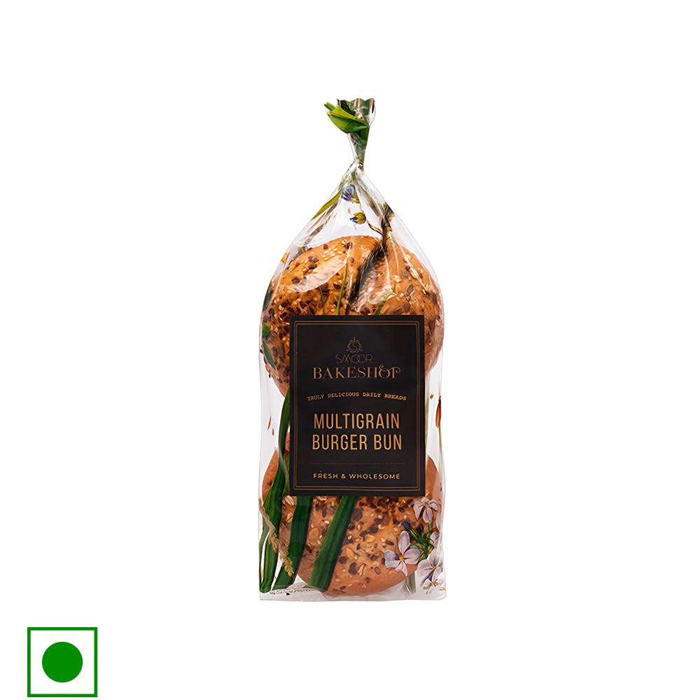 Smoor Bakeshop Multigrain Burger Bun Price - Buy Online at Best Price ...