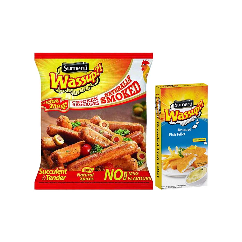 Sumeru Breaded Fillet Fish (Frozen) + Naturally Smoked Chicken Sausage ...