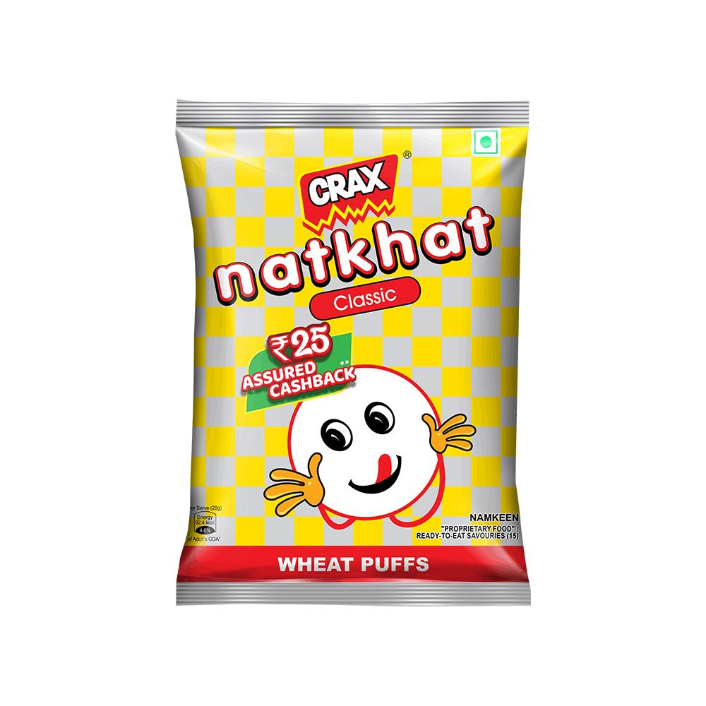 Crax Natkhat Classic Wheat Puffs - Pack of 3 Price - Buy Online at ₹69 ...