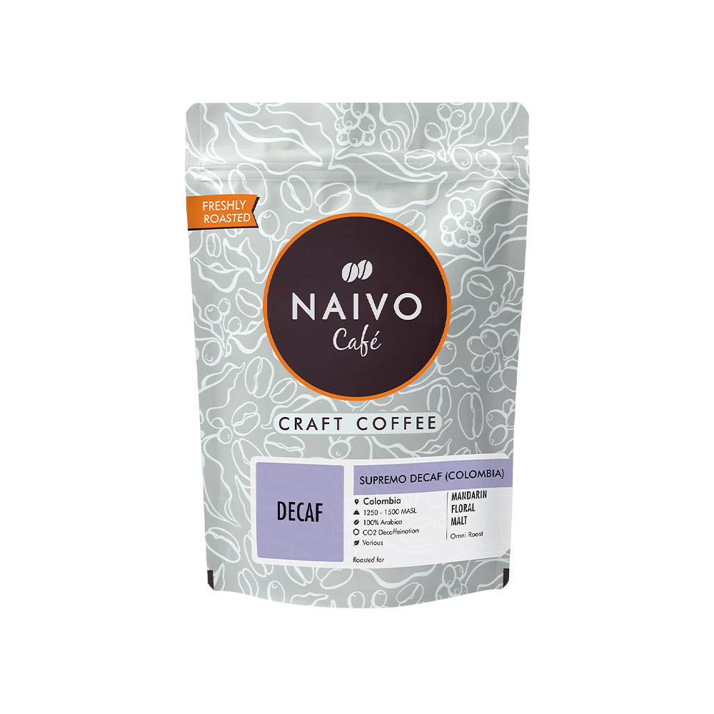 Naivo Cafe Supremo Decaf (Colombia) Coffee Beans Price - Buy Online at ...
