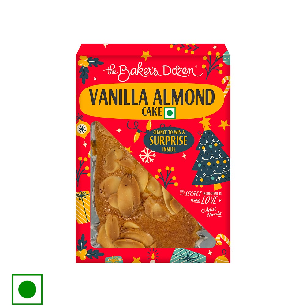 The Baker's Dozen Vanilla Almond Fresh Bakery Cake Price - Buy Online ...