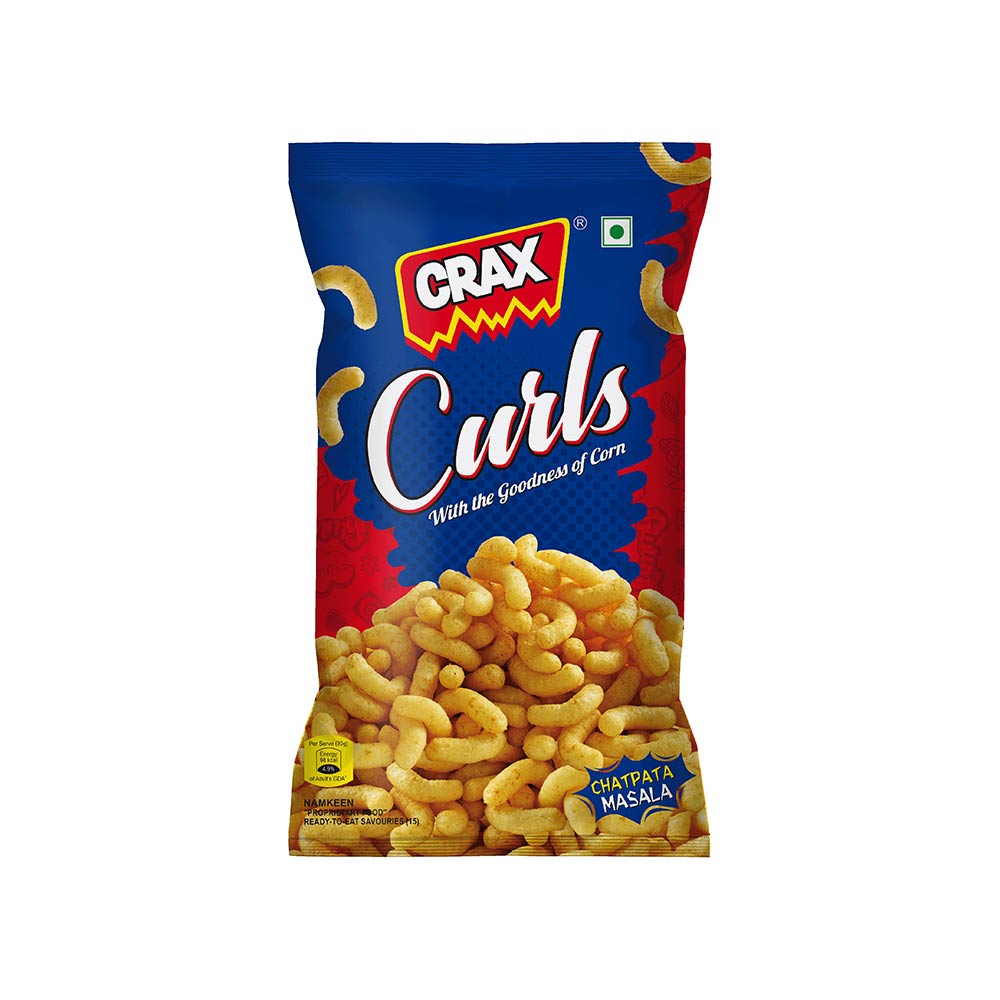 Crax Curls Chatpata Masala Crisps - Buy 3 Get 2 Free Price - Buy Online ...