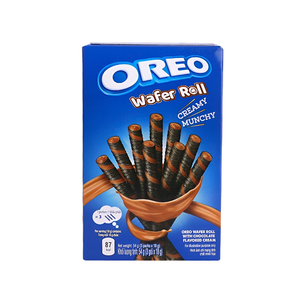 Oreo Chocolate Wafer Roll (Creamy & Munchy) Price - Buy Online at ₹199 ...