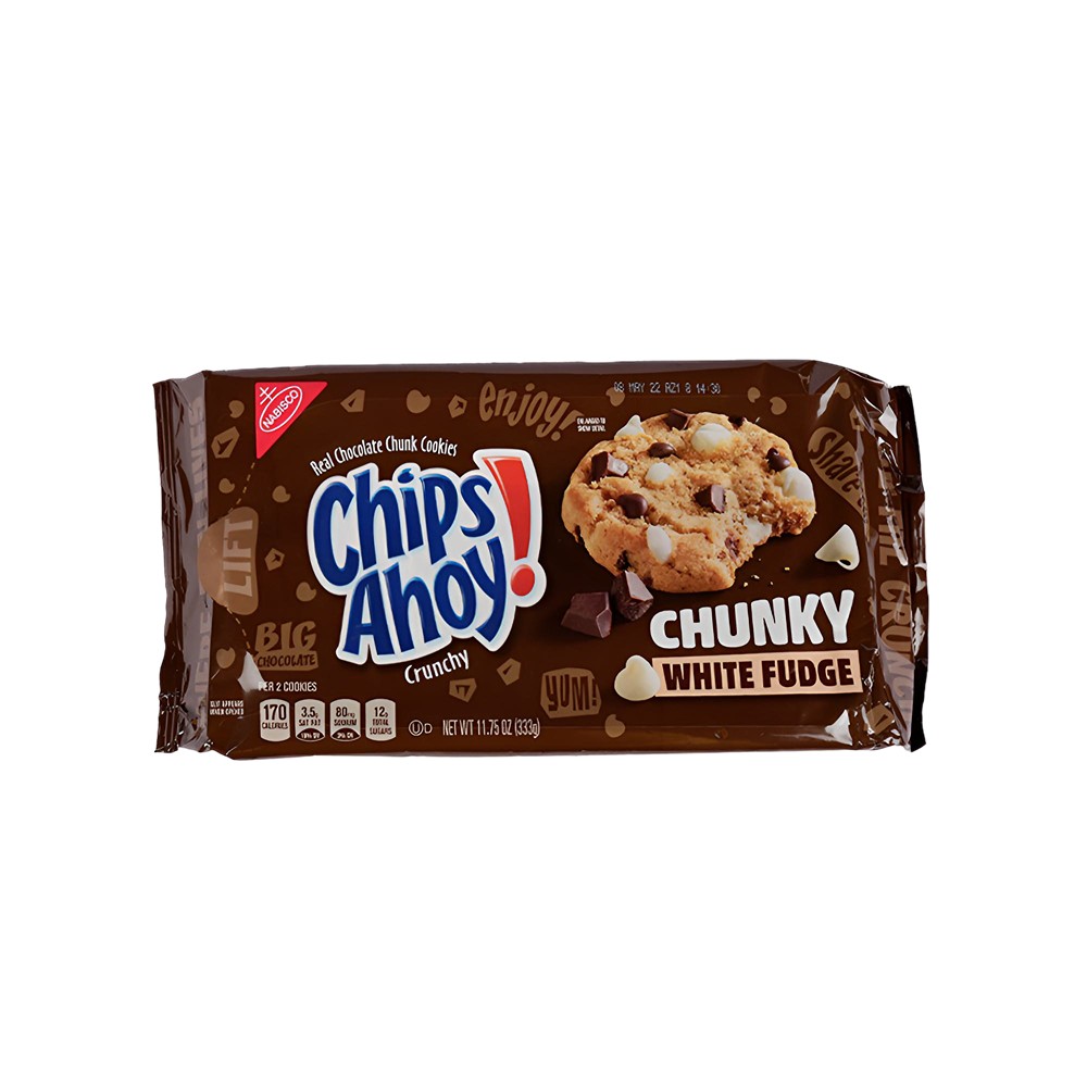 Nabisco White Fudge Ahoy Chunky Choco Chip Cookies Price - Buy Online ...