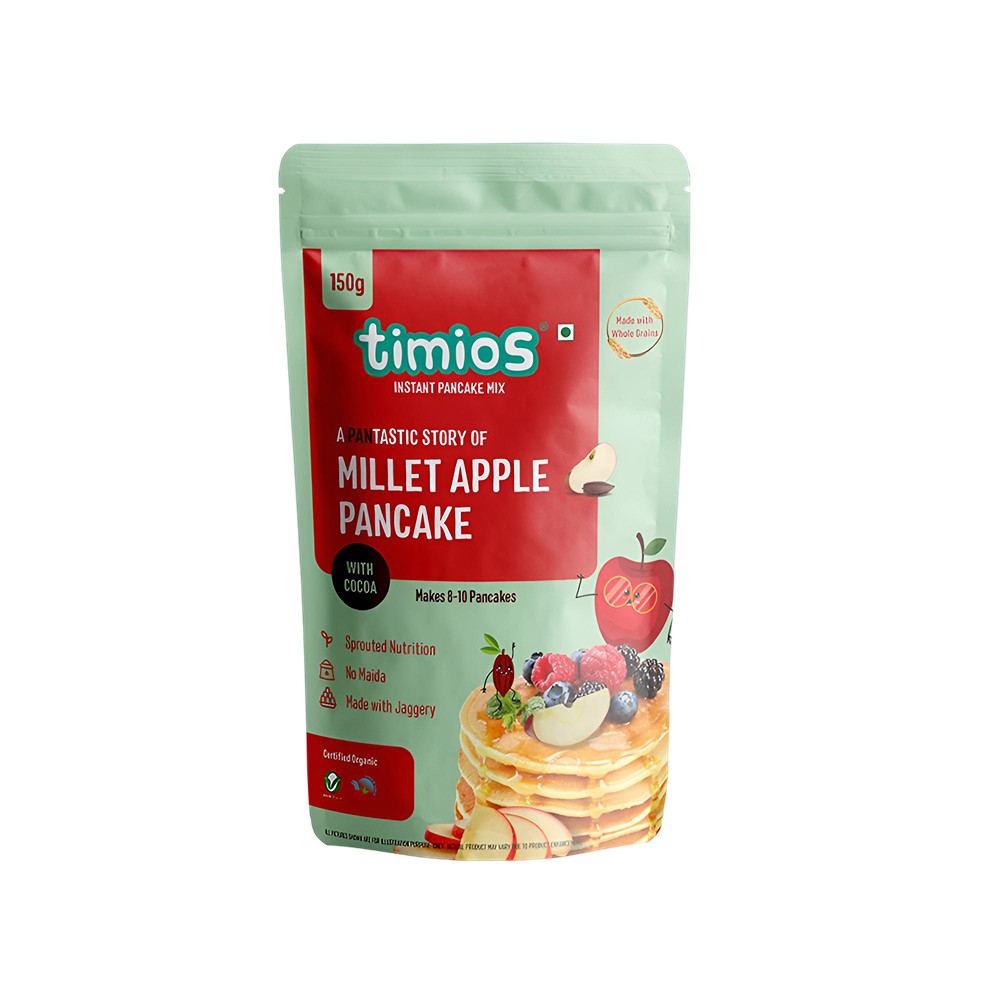 Timios Millet Apple Pancake Mix Price - Buy Online at ₹149 in India