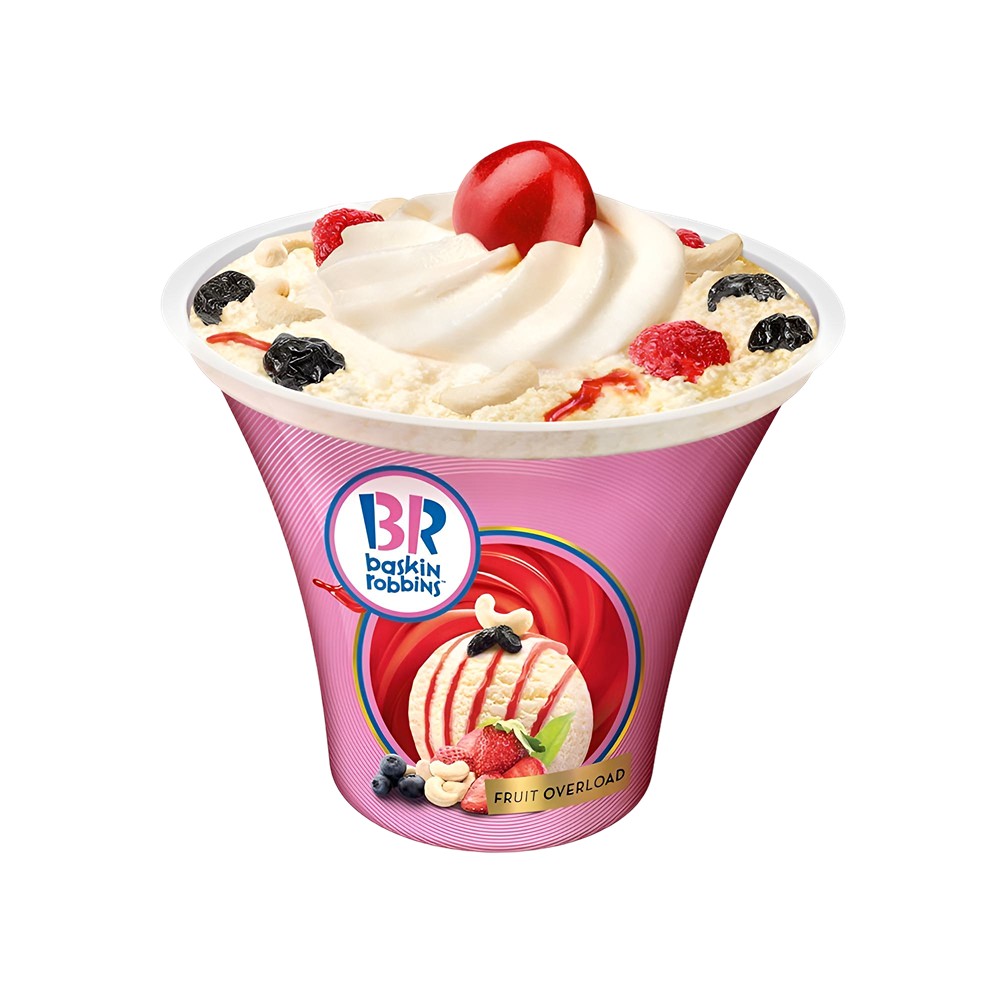 Baskin Robbins Fruit Overload Sundae Ice Cream Cup Price - Buy Online ...