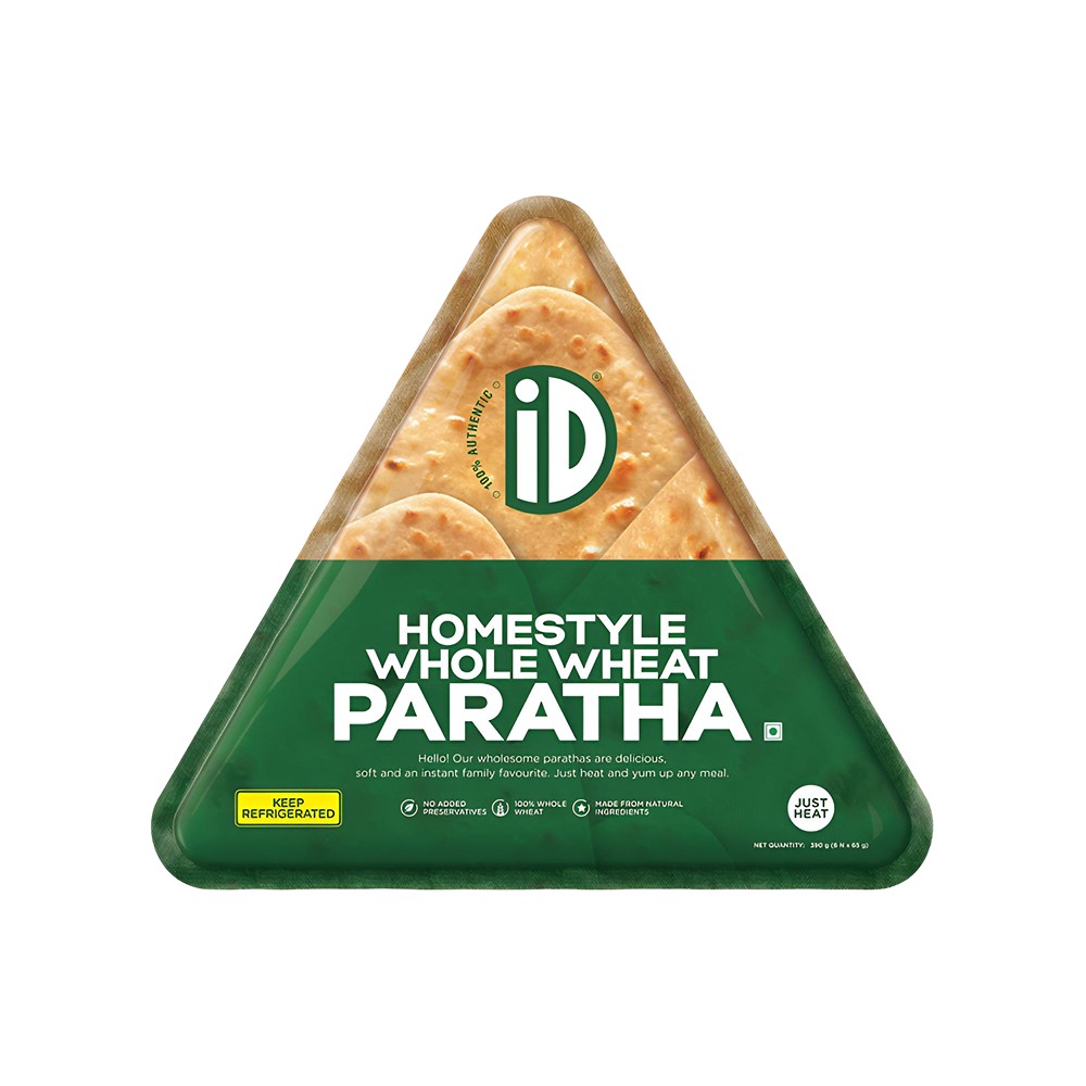 iD Homestyle Whole Wheat Paratha Price - Buy Online at ₹77 in India