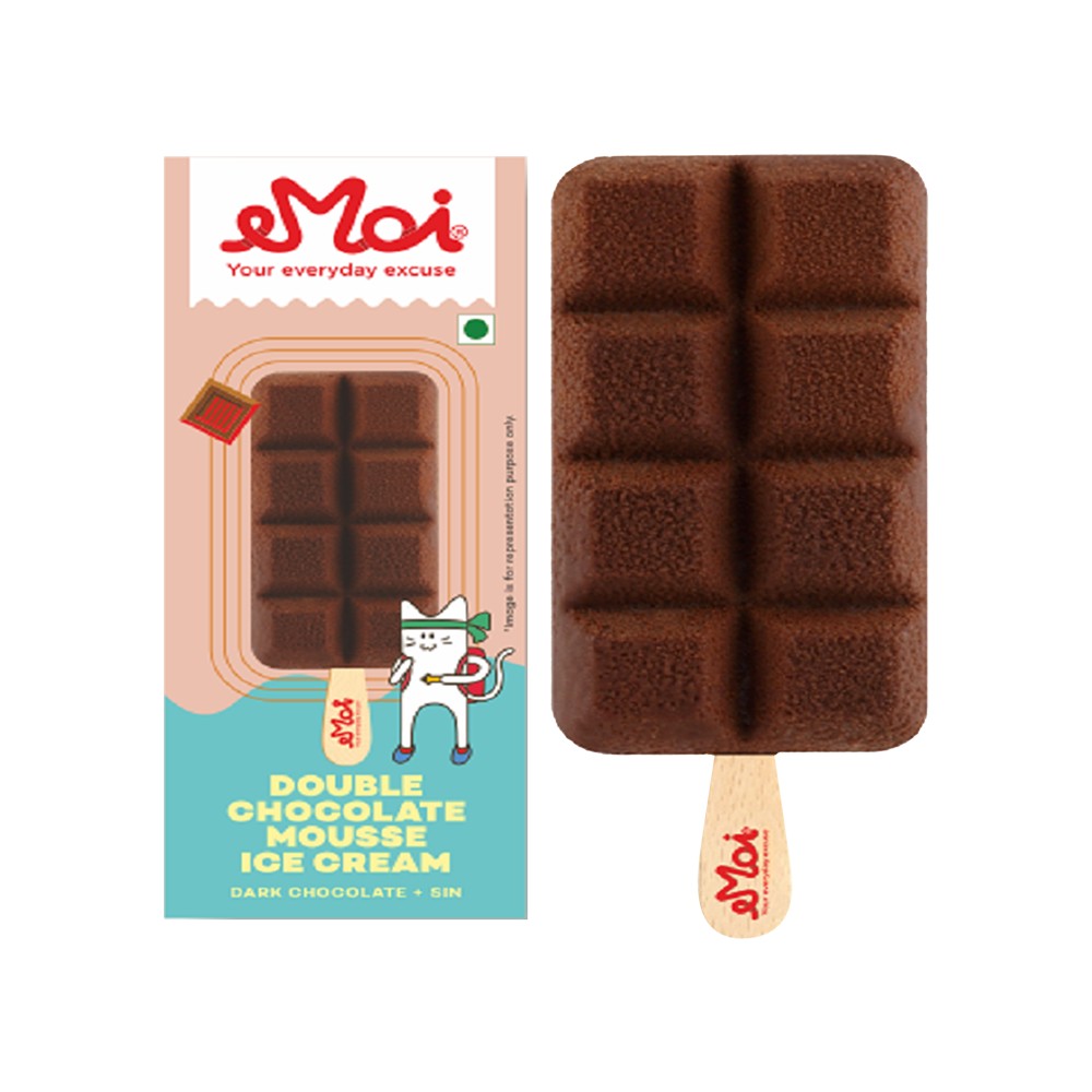 EMOI Double Chocolate Mousse Ice Cream Stick Price - Buy Online at ₹140 ...