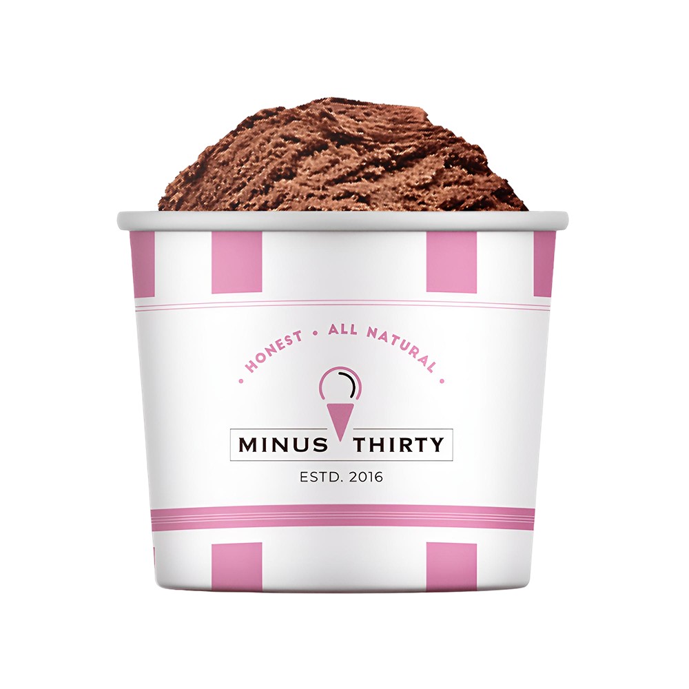 Minus Thirty Dark Chocolate Vegan Ice Cream Cup (sugar free) Price ...
