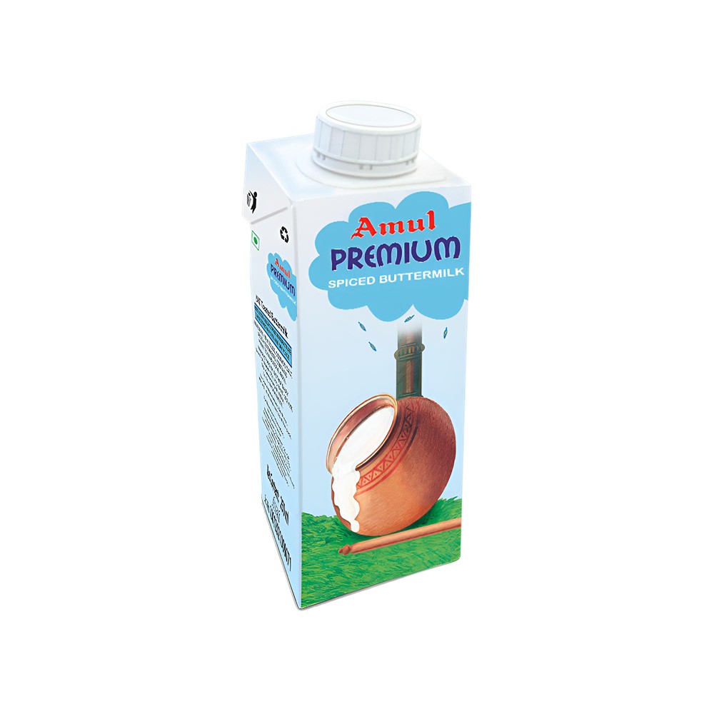 Amul Premium Spiced Salted Buttermilk Price - Buy Online at Best Price ...