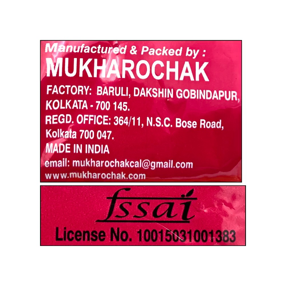 Mukharochak Mirchi Jhal Chanachur Mixture Namkeen - Pack of 2 Price ...