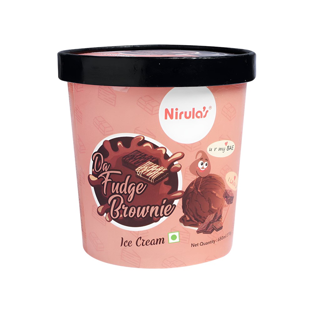 Nirula's Da Fudge Brownie Ice Cream Tub Price - Buy Online at Best ...