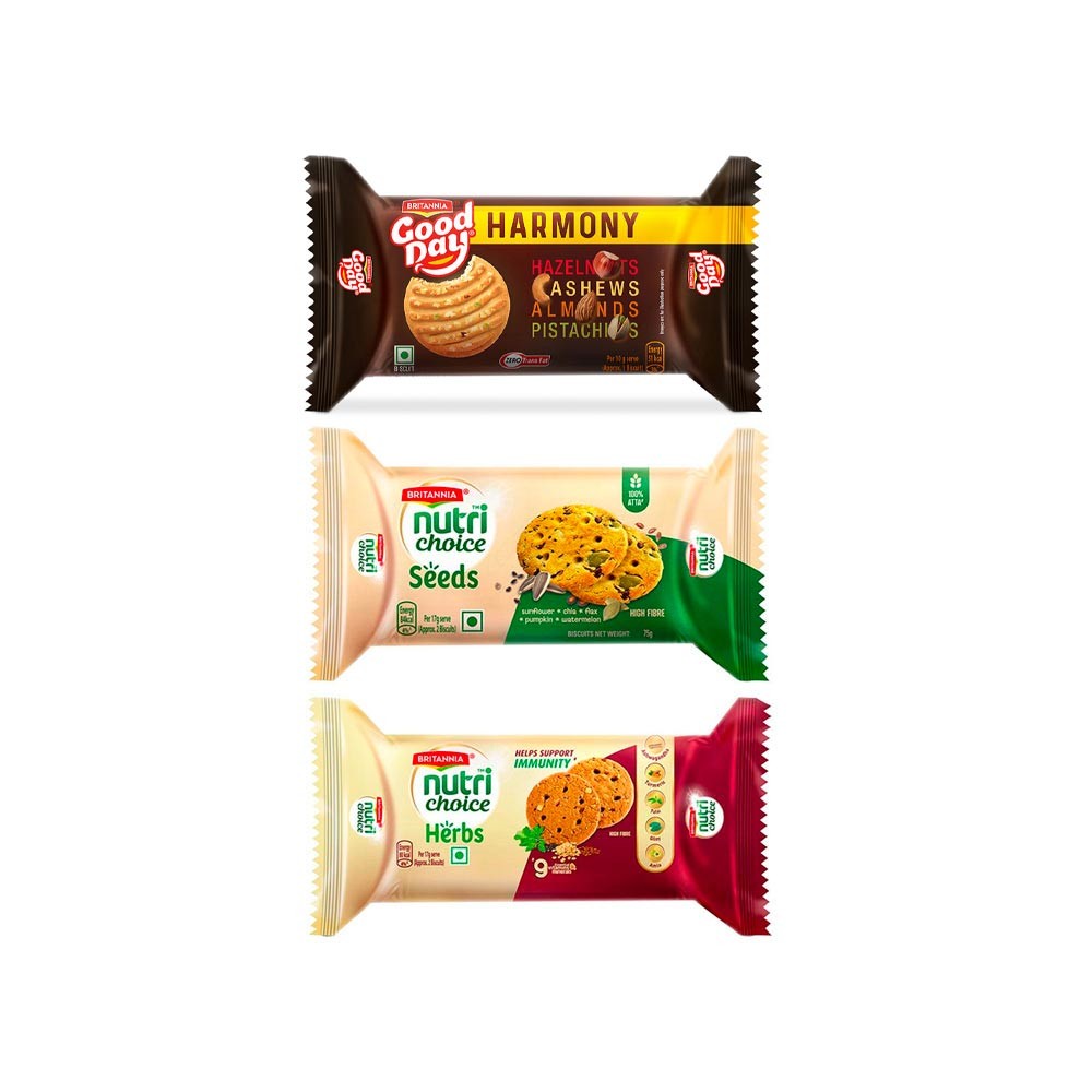 Britannia NutriChoice Herbs Biscuit + Britannia NutriChoice Seeds ...