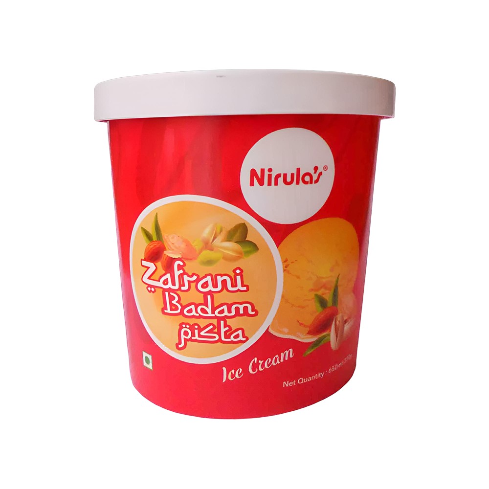 Nirula's Zafrani Badam Pista Ice Cream Tub Price - Buy Online at Best ...