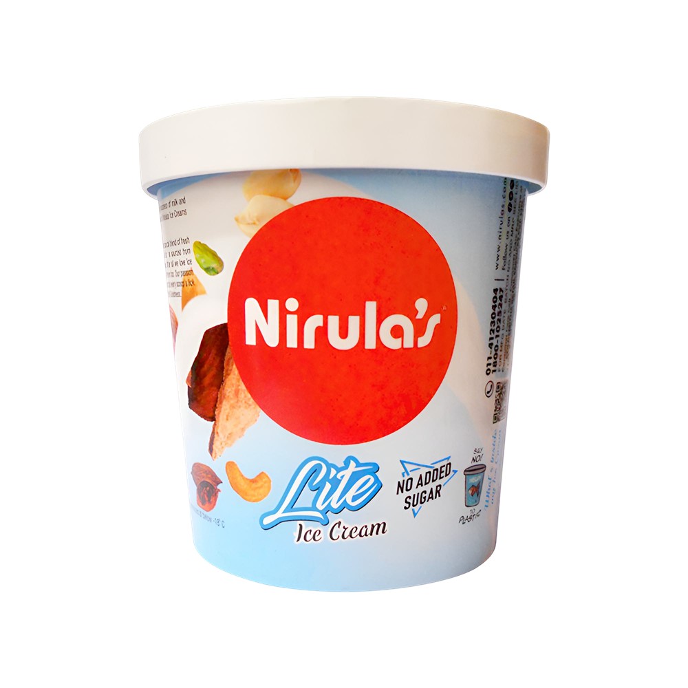 Nirula's Vanilla Ice Cream Tub - No added Sugar Price - Buy Online at ...