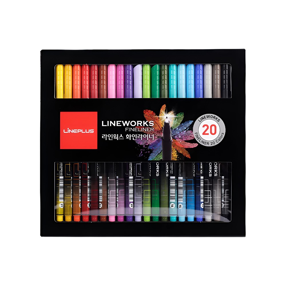 Lineplus Lineworks Fineliner Color Pen (Assorted) Price - Buy Online at ...