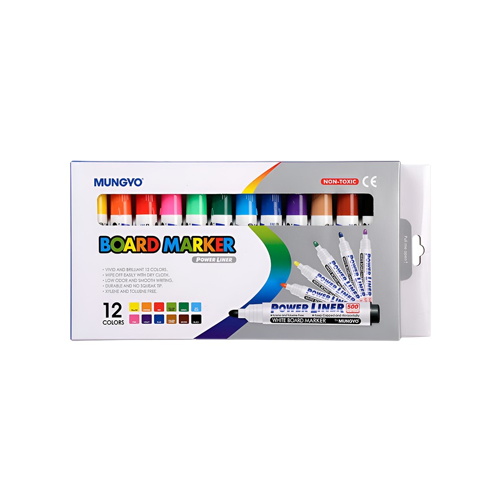 Mungyo Board Marker Set (12 Shades) (Multicolor) Price - Buy Online at ...