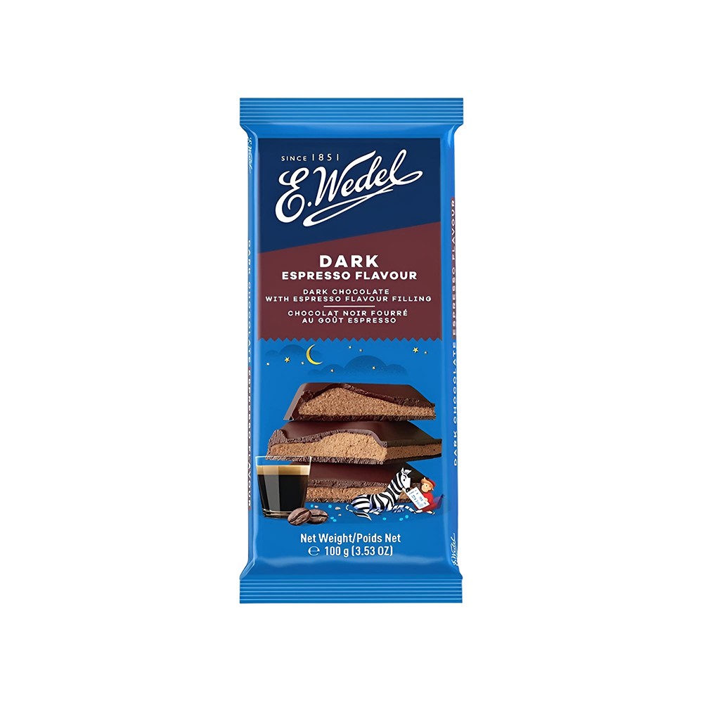 E.Wedel Espresso Filling Dark Chocolate Bar Price - Buy Online at Best ...
