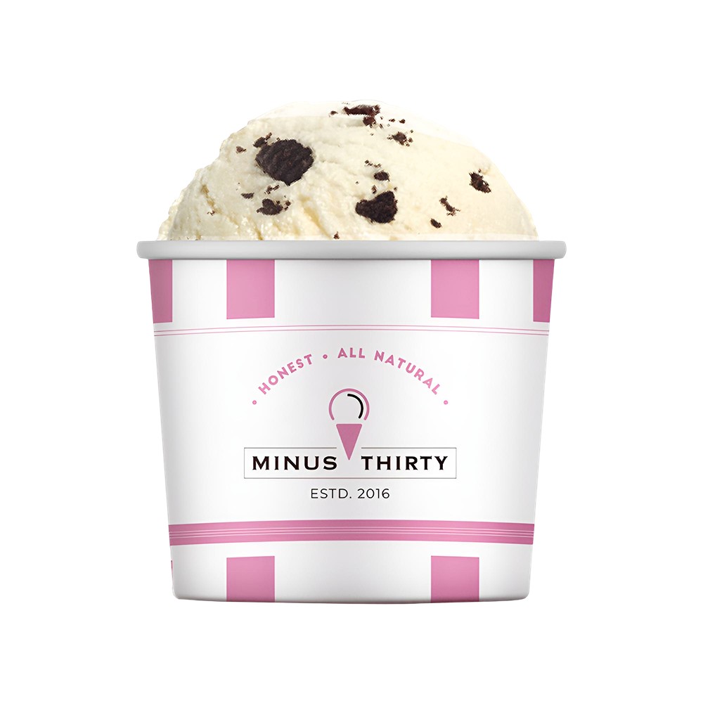 Minus Thirty Cookies & Cream Ice Cream Cup Price - Buy Online at Best ...