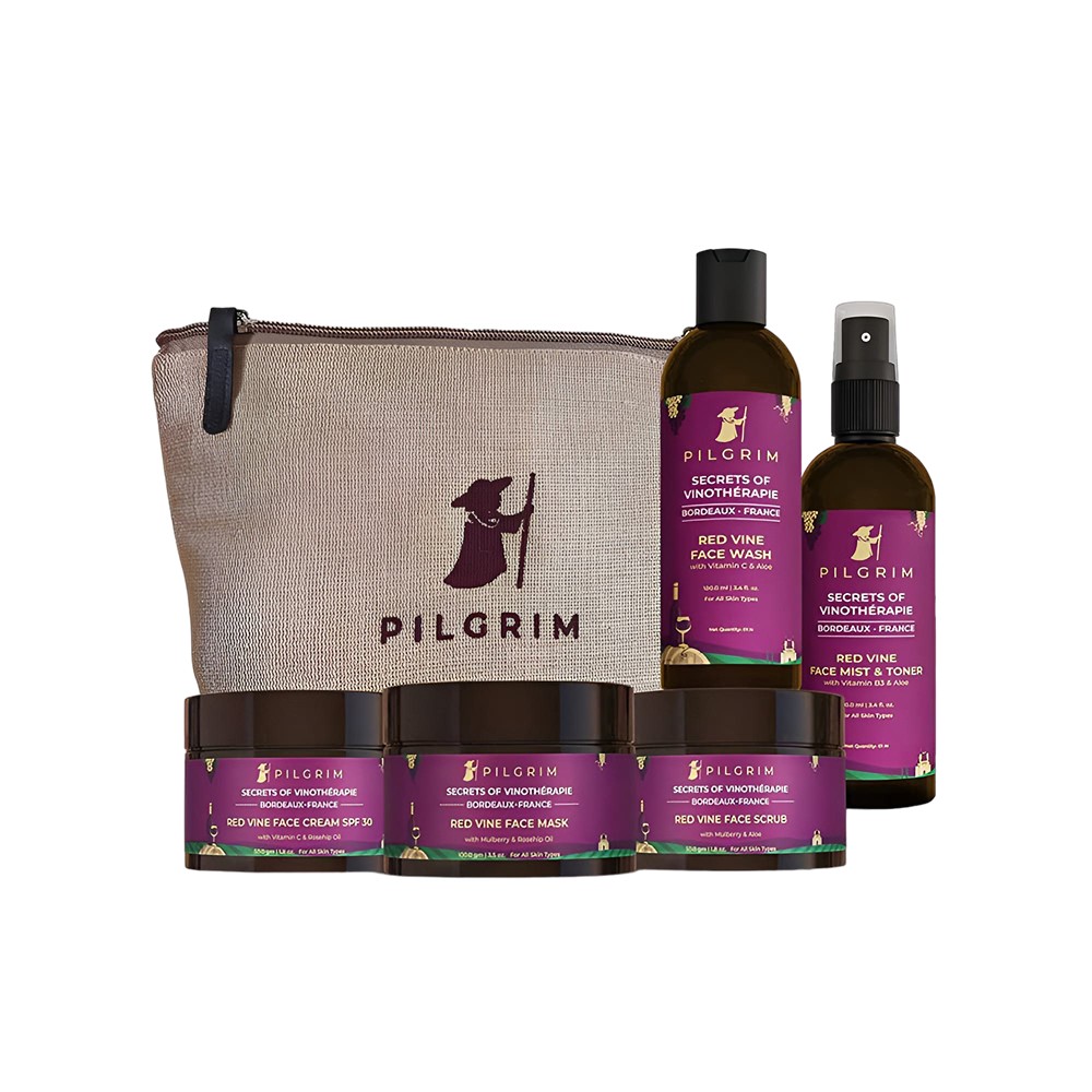 Pilgrim Red Vine Cleansing Facial Kit Price - Buy Online at Best Price ...
