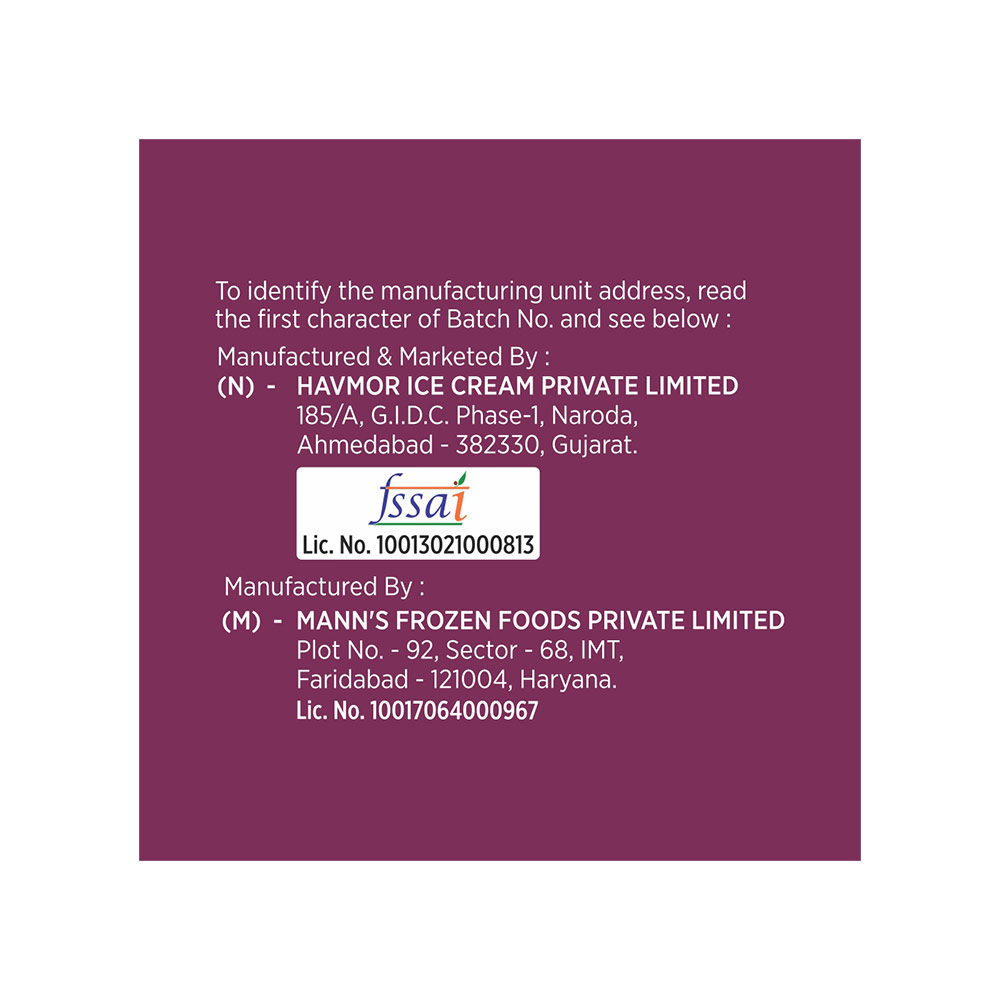 Havmor Taj Mahal Ice Cream Tub - Pack of 2 Price - Buy Online at Best ...