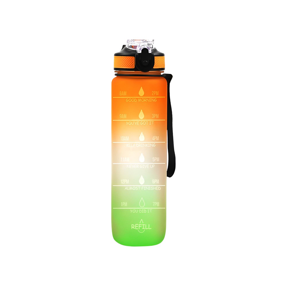 Solara Motivational Water Bottle (Saffron Green, 1 l) Price - Buy ...