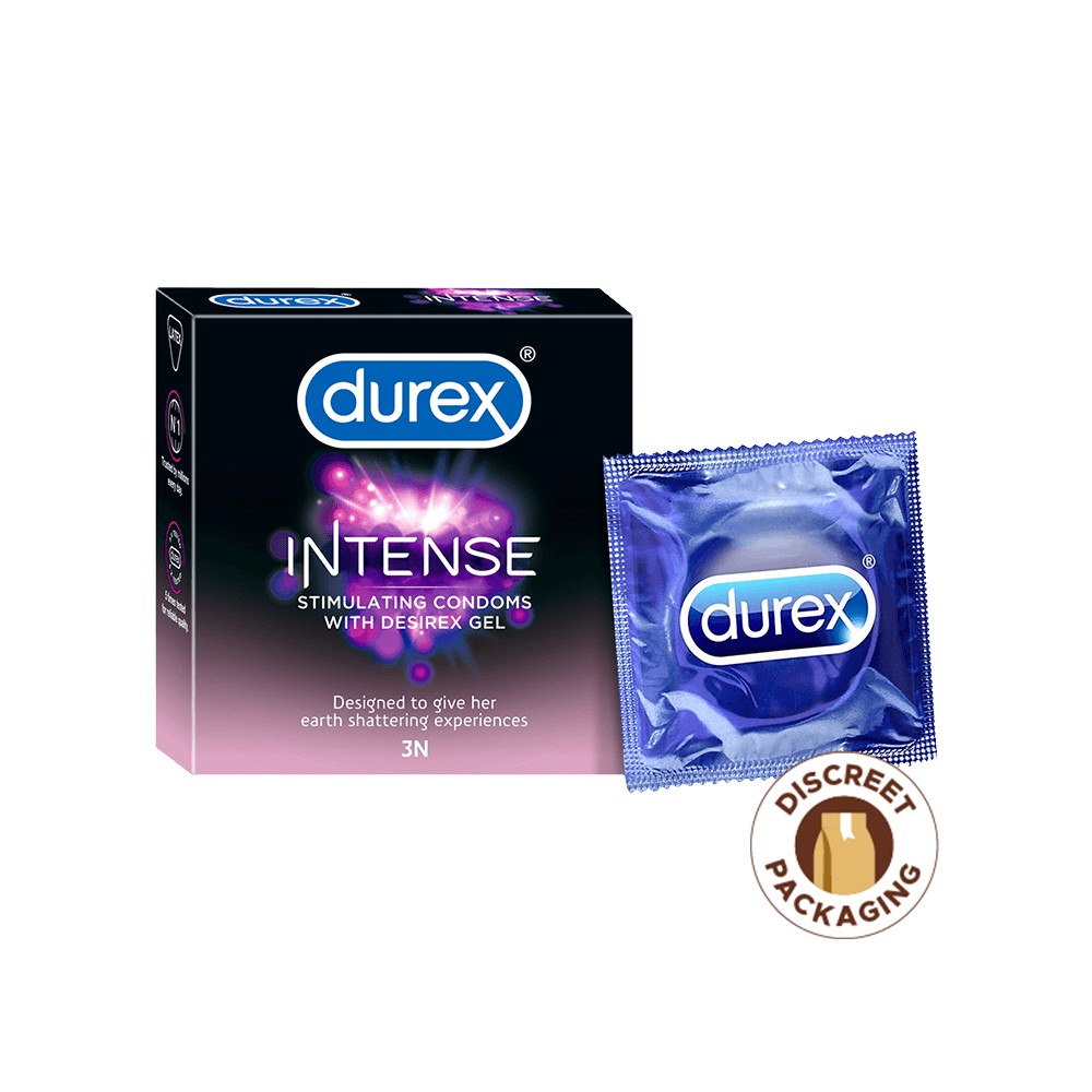 Durex Intense Condom -For Her Extra Pleasure (3 Pieces) Price - Buy ...