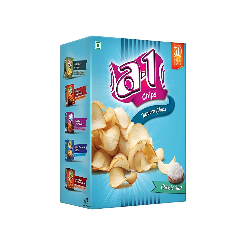 A1 Chips Classic Salt Tapioca Chips Price - Buy Online at Best Price in ...
