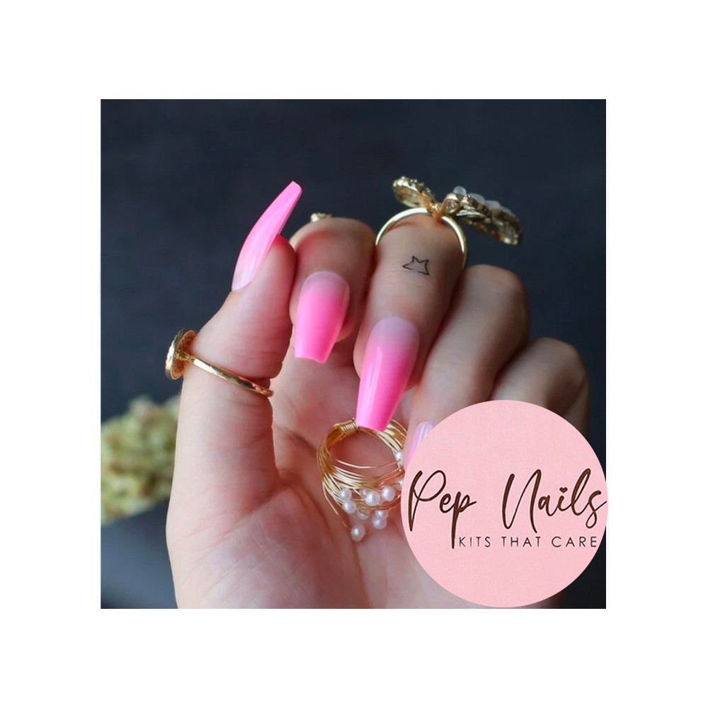 Pep Nails Luxury Press On Nails Kit (Pink Punch) Price - Buy Online at ...
