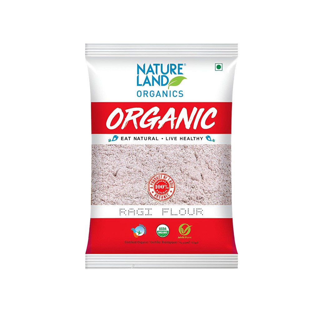 Natureland - Organic Ragi Flour Price - Buy Online at ₹68 in India