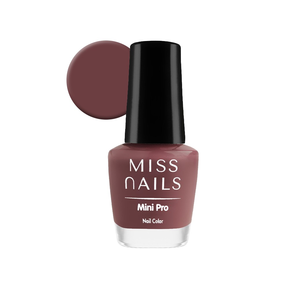 Miss Nails Mini Pro Nail Paint (Dusty rose) Price - Buy Online at ₹97 ...