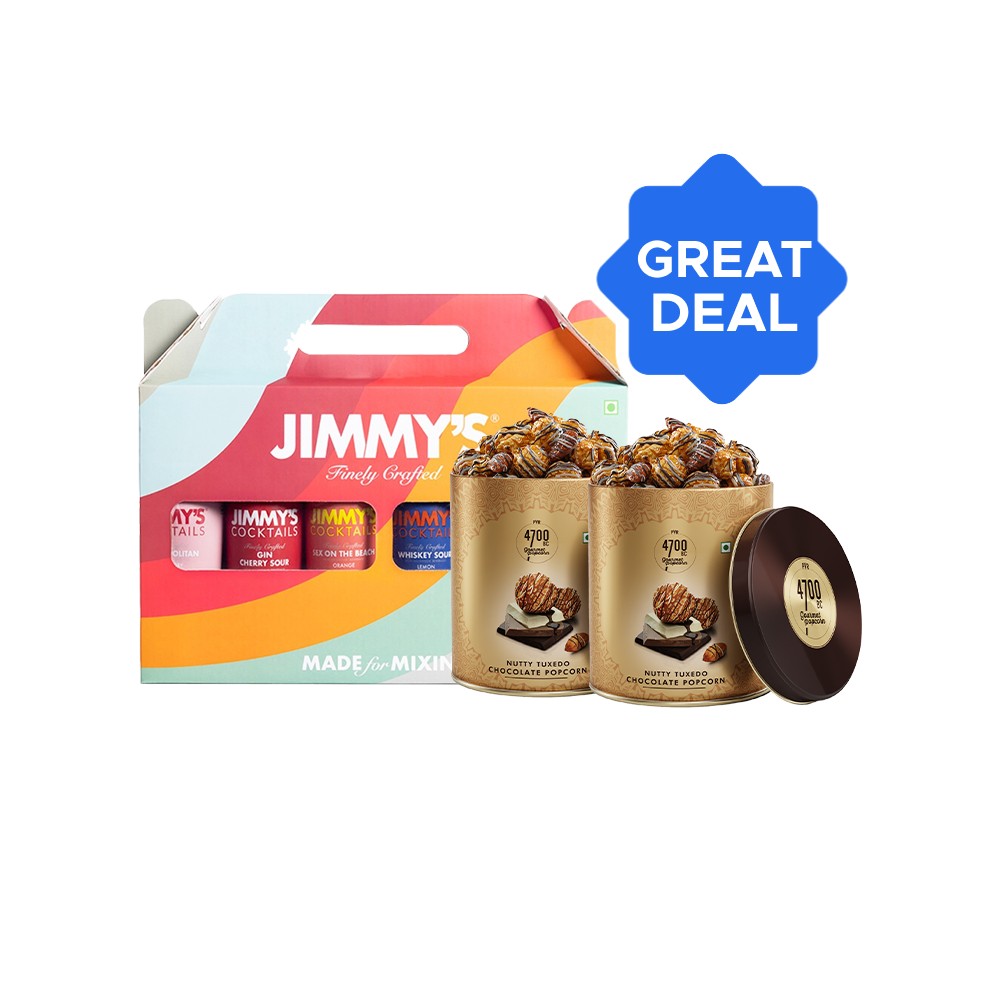 Jimmy's Cocktails - Cocktail Mix Celebration Pack + 4700BC Nutty Tuxedo ...