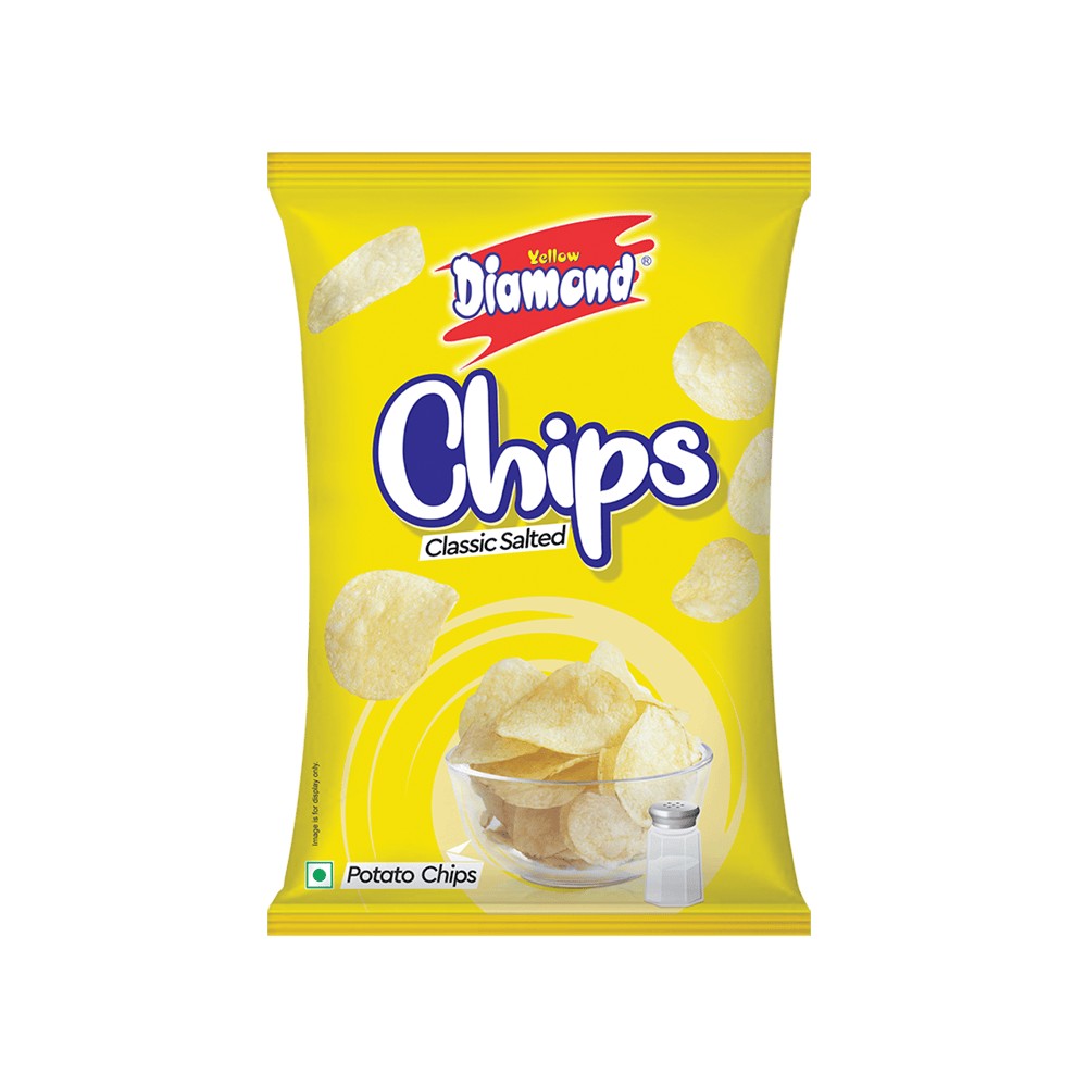 Yellow Diamond Classic Salted Potato Chips Price - Buy Online at Best ...
