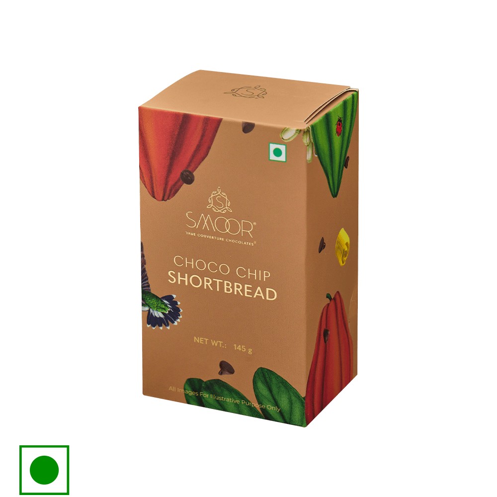 Smoor Bakeshop Choco Chip Shortbread Cookies Price - Buy Online at Best ...