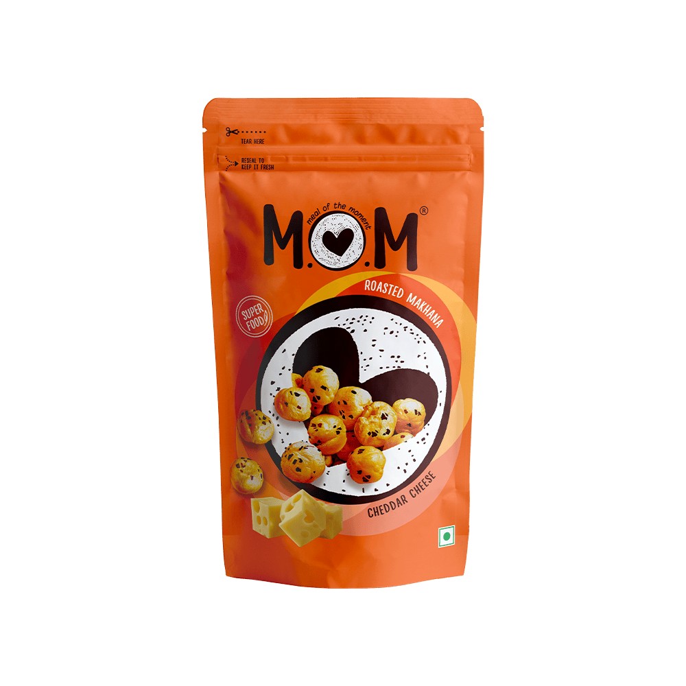 Cheddar Cheese Roasted Makhana by MOM - Meal Of The Moment Price - Buy ...